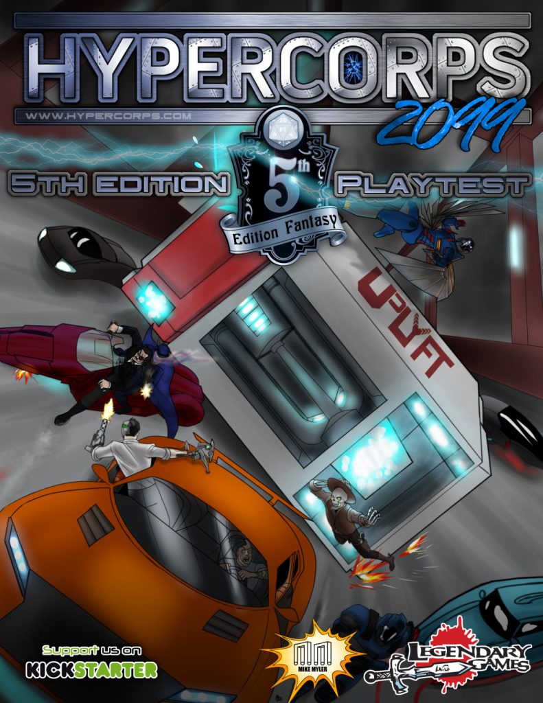 Hypercorps 2099 - PF/5E Superheroes and Cyberpunk - Kickstarter - Tribality