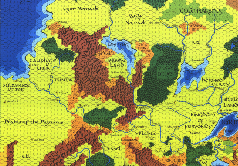 Greyhawk Cities - Yecha - Tribality