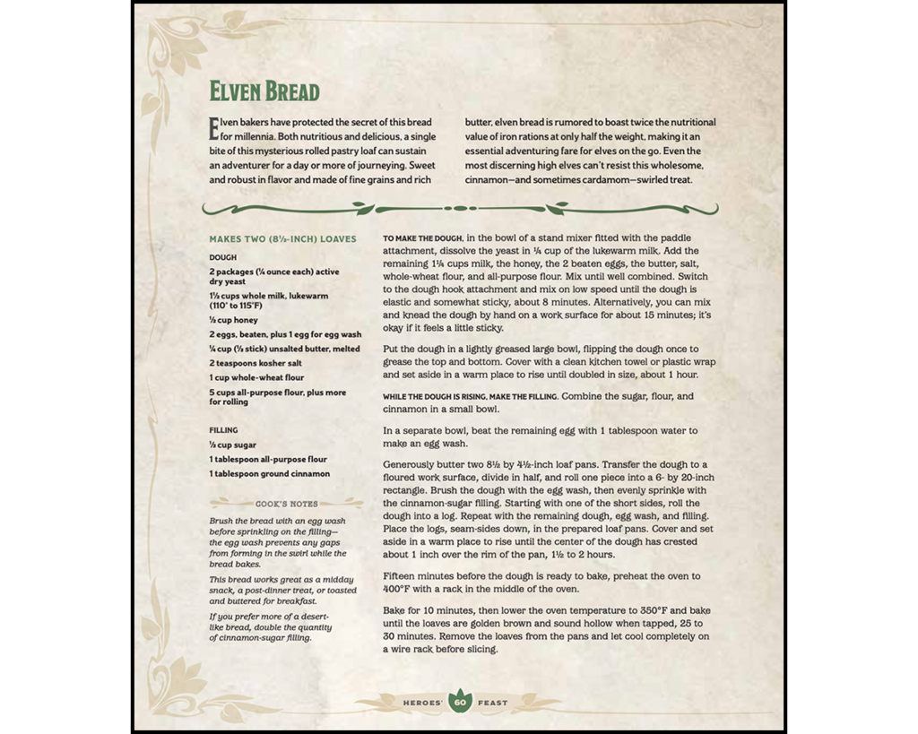 Heroes' Feast - D&D Recipes Book - Tribality