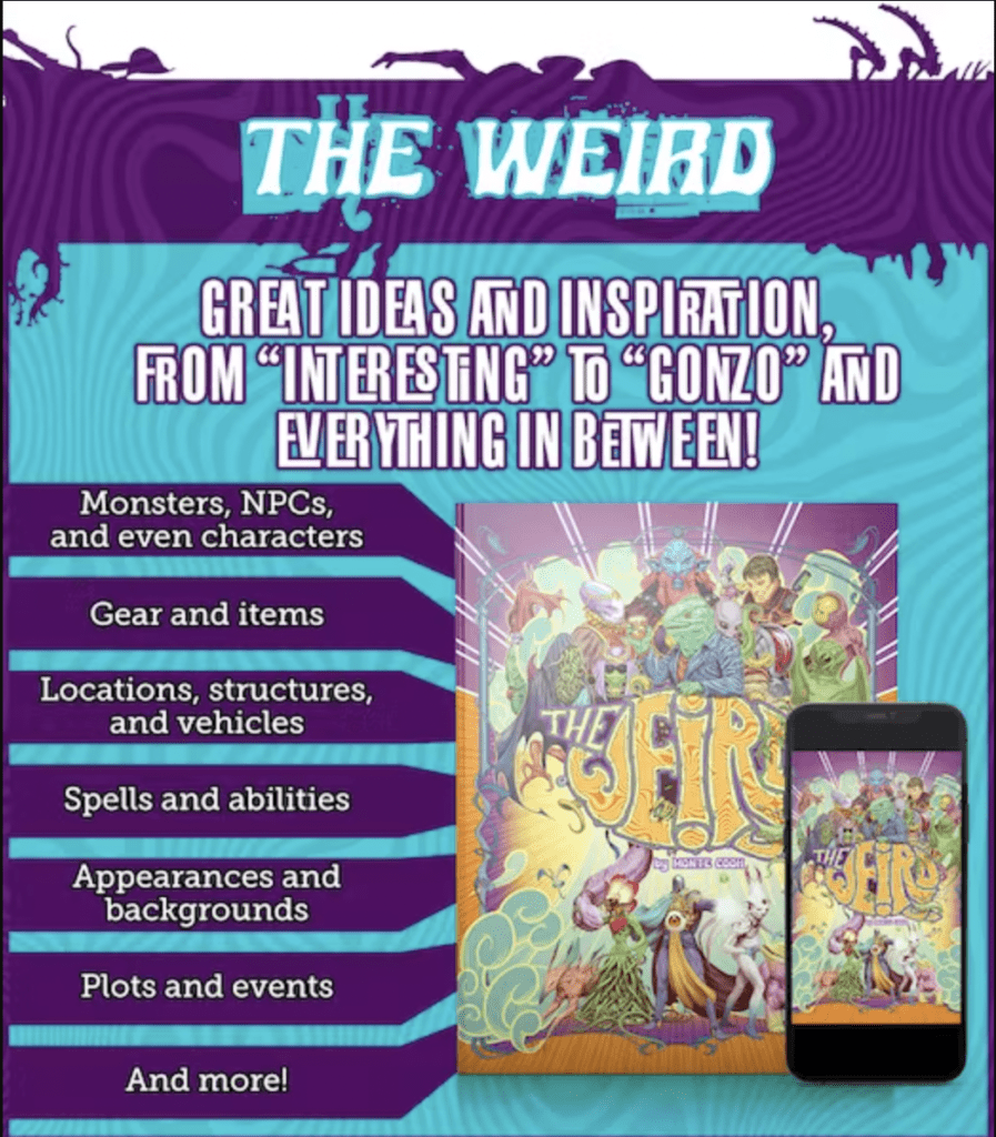 Monte Cook Games - The Weird - Backerkit - Tribality